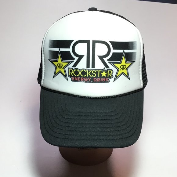 Rockstar | Accessories | Rockstar Energy Trucker Snap Back Hat Foam Euc ...